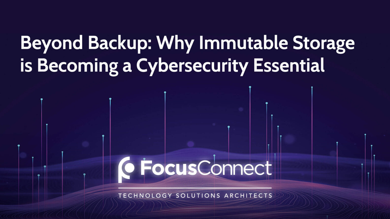 Beyond Backup: Why Immutable Storage is Becoming a Cybersecurity ...